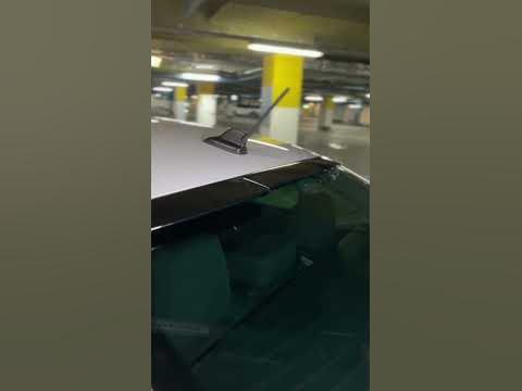 козырёк на заднее стекло фольксваген поло седан - YouTube