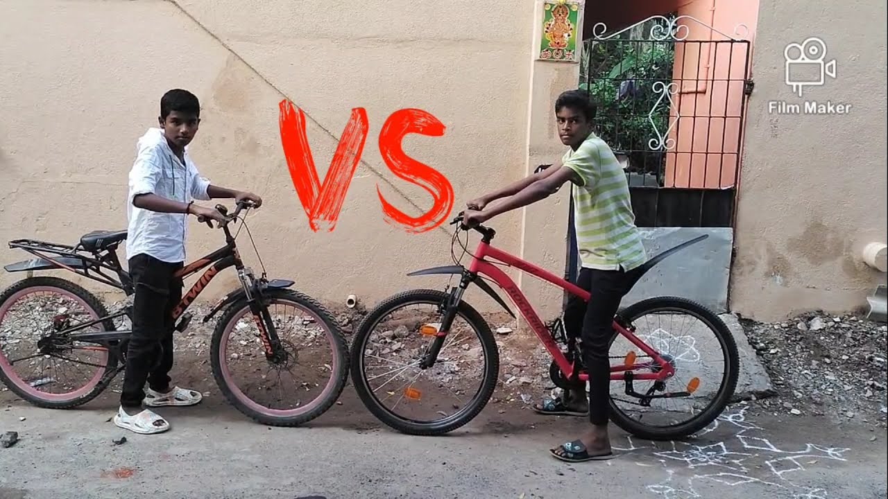 normal cycle vs gear cycle 🚲🚲🚲⚙️⚙️🚲🚲 if you like this video please ...