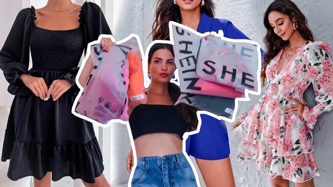 PROVANDO minhas NOVAS ROUPAS da Shein | Vestidos, conjuntos e blazers ...