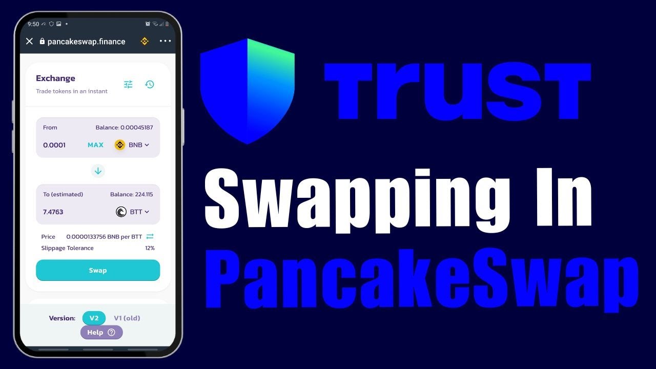 Swapping in PancakeSwap with Trust Wallet [TUTORIAL] - YouTube