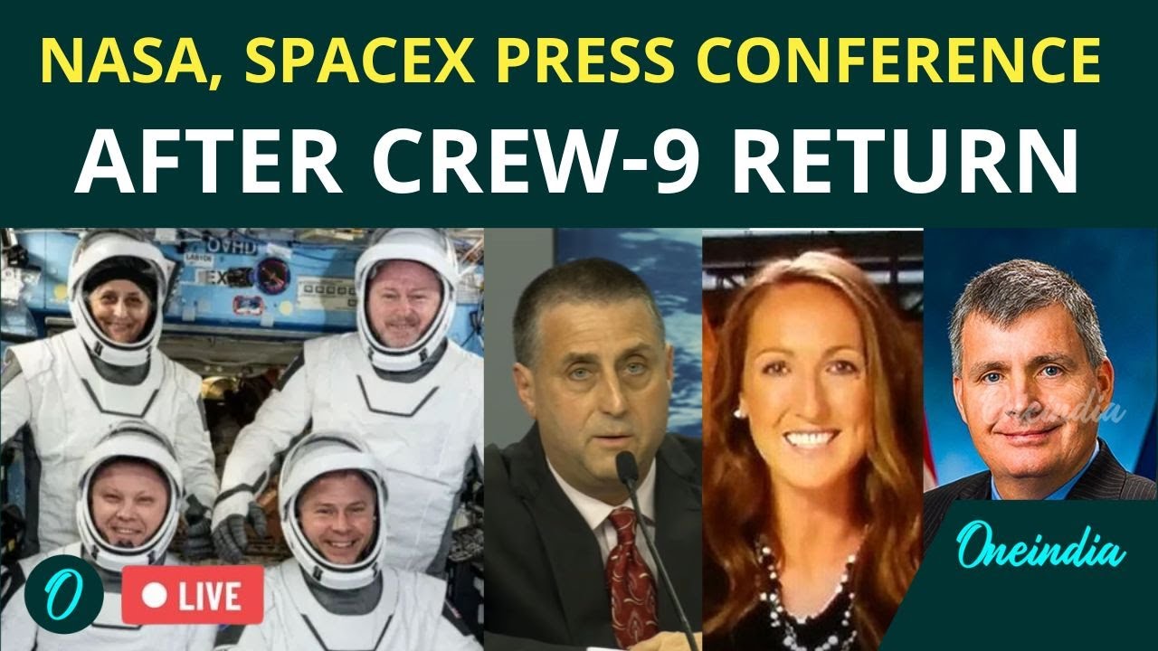 NASA SpaceX Crew-9 Splashdown: Astronauts Return, Post-Mission News ...