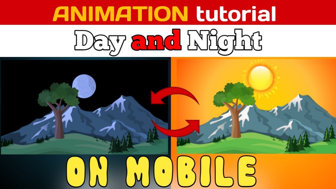 Night to Day animation tutorial || how to make night to day animation in hindi || As Allrounder ...