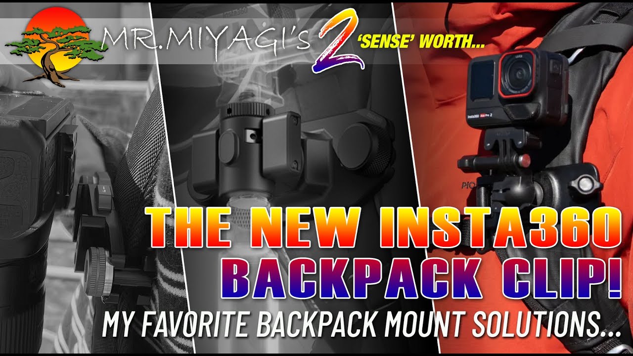 INSTA360 BACKPACK CLIP! - A Better Backpack Camera Mounting Solution ...