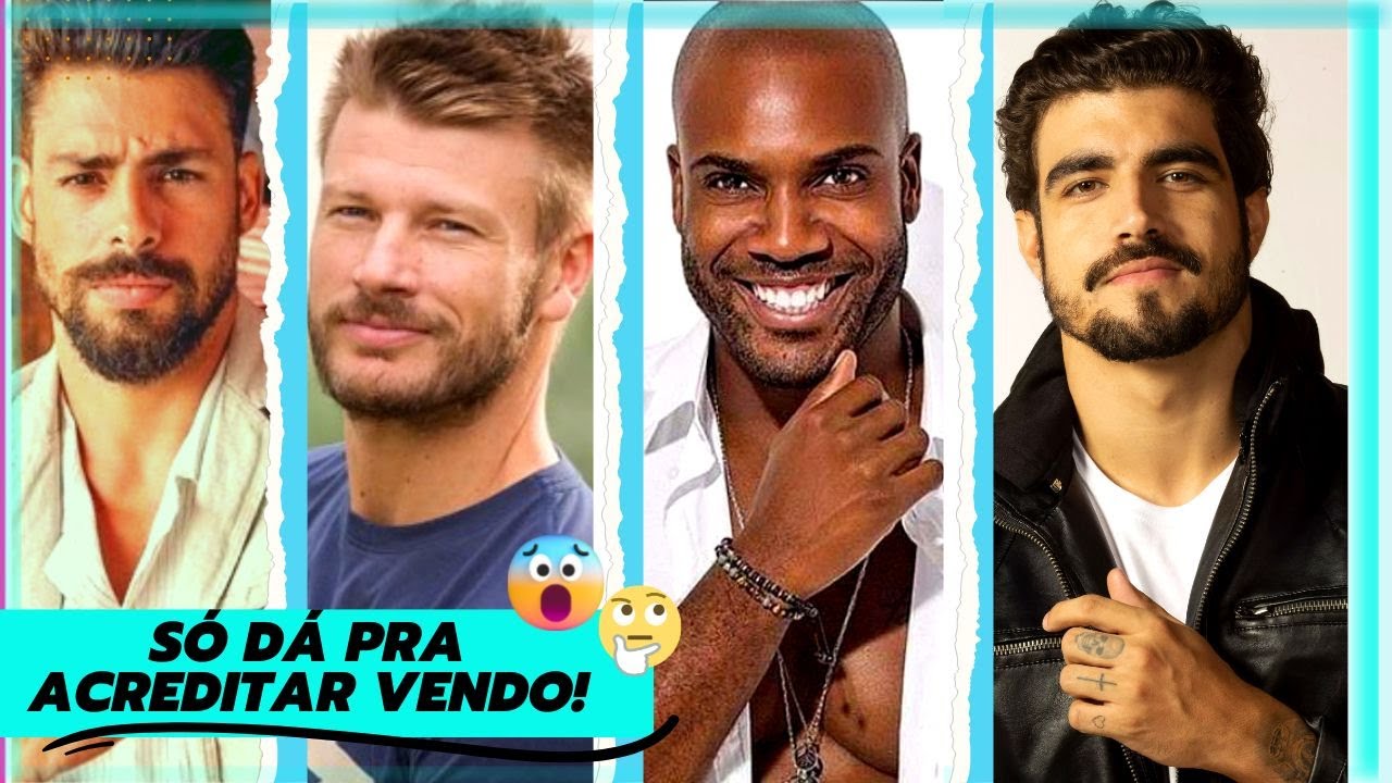 OS 20 ATORES MAIS LINDOS DO BRASIL? ANTES E AGORA REVELADO⚠️ - YouTube