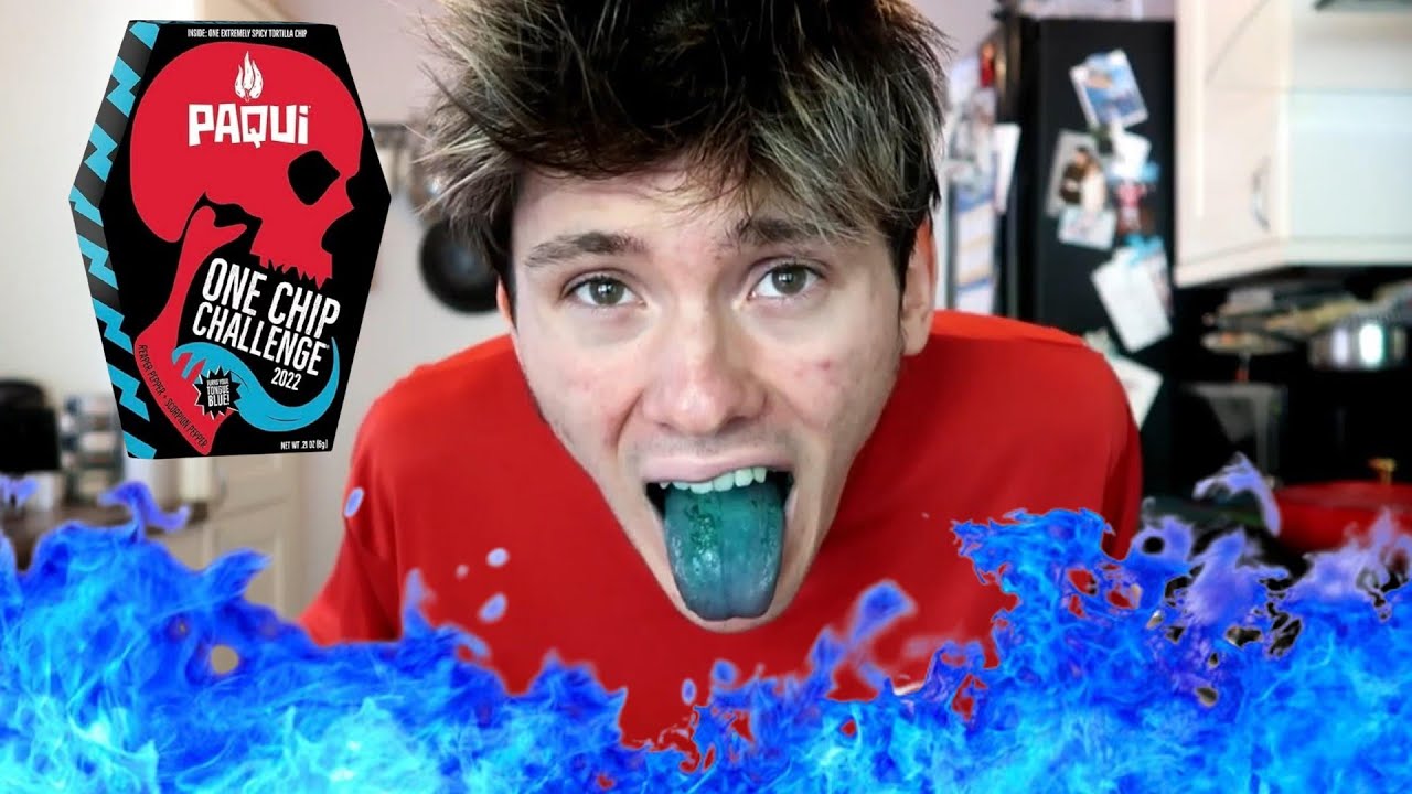 Trying the one chip challenge - YouTube