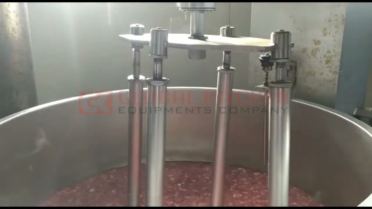 Sambar making in Fully automatic Cooking mixer machine 500 ltrs-Contact ...