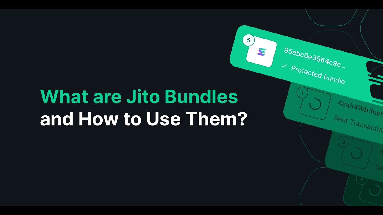 What are Jito Bundles and How to Use Them? - YouTube