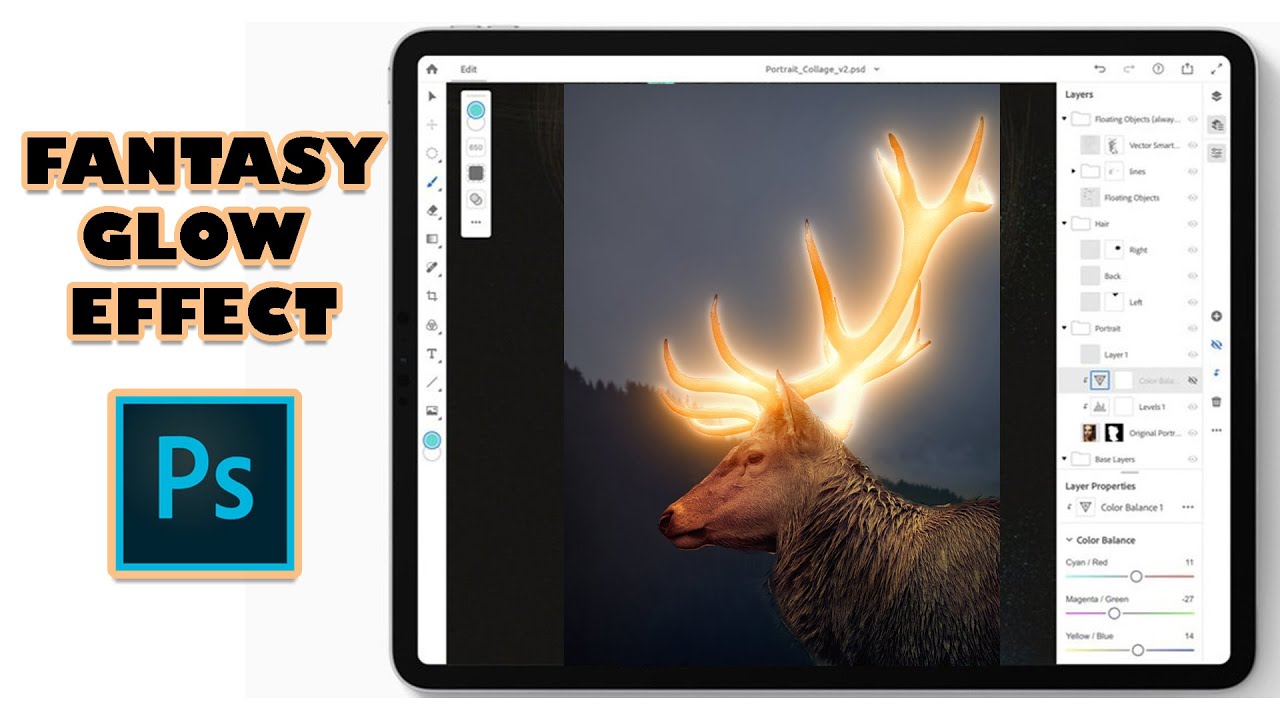 Fantasy Glow Effect | Photoshop Manipulation Tutorial💥 - YouTube