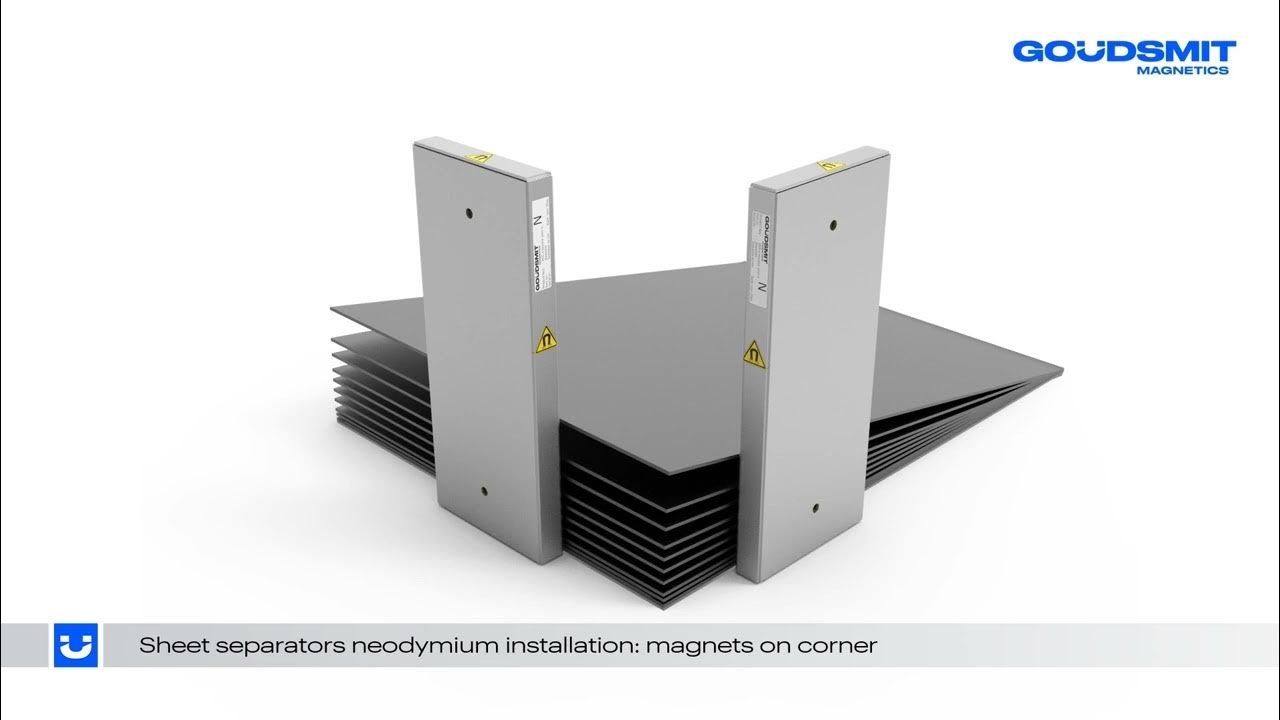 Sheet Separator Installation Examples | Goudsmit Magnetics - YouTube