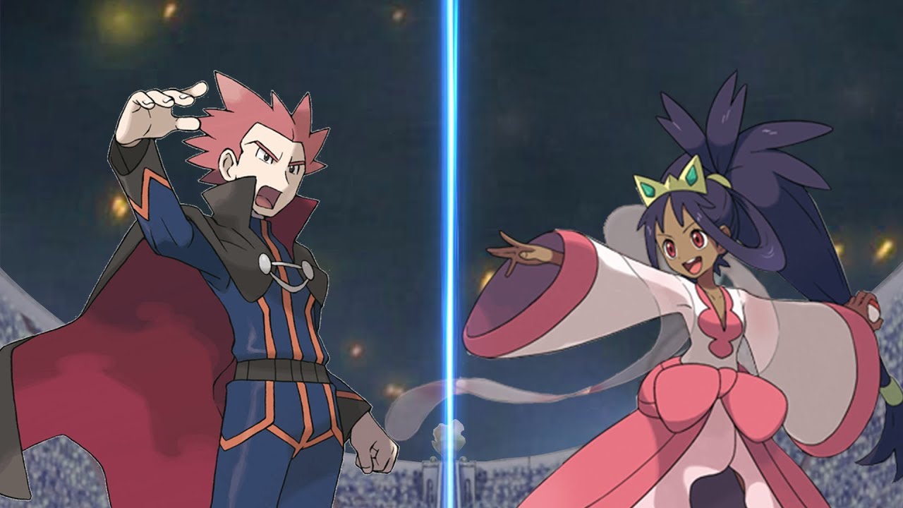 Pokémon Battle USUM: Lance Vs Iris (Dragon Type Master Show Down ...