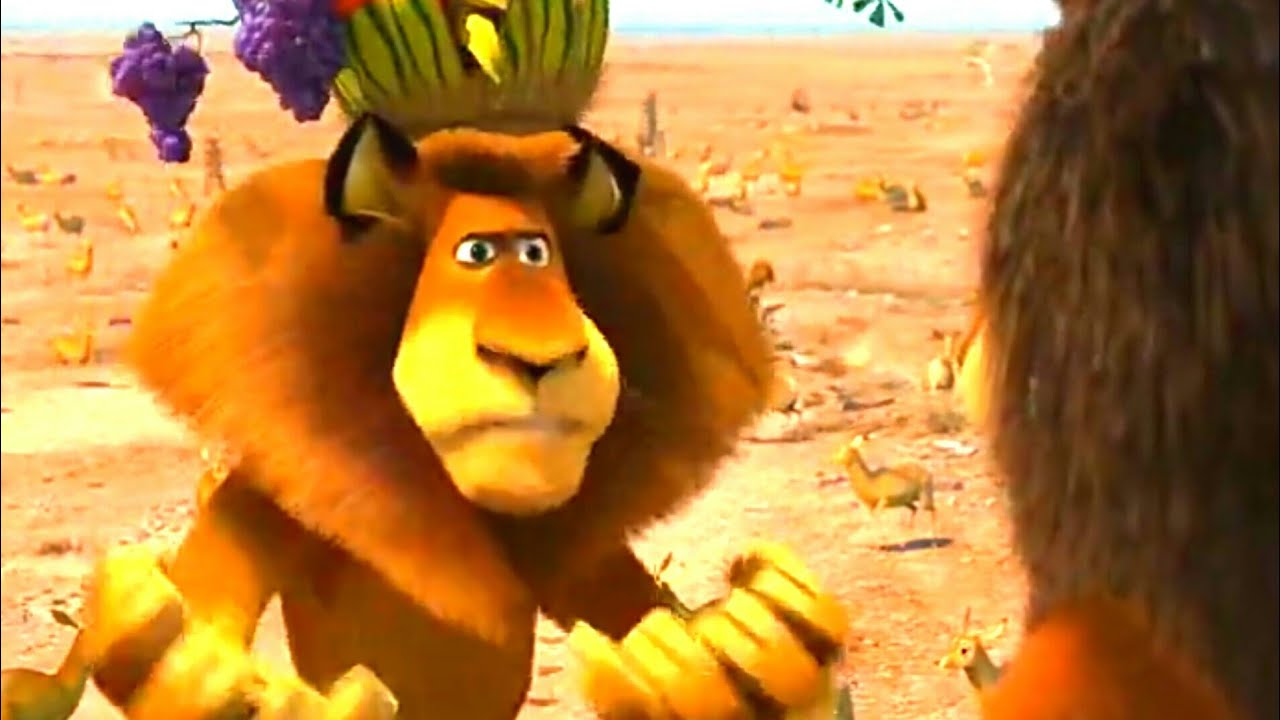 Alex Discute Com O Seu Pai Zuba | Madagascar 2: A Grande Escapada (2008 ...