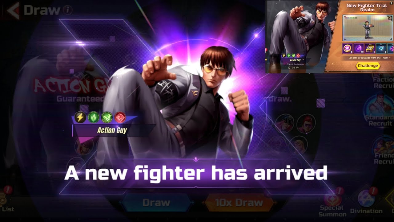 street fighter duel action guy new fighter trial realm - YouTube