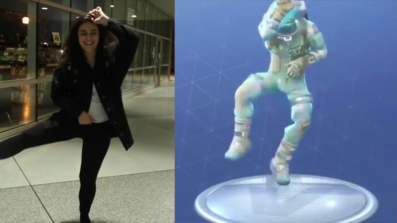 REAL LIFE FORTNITE DANCE CHALLENGE - YouTube