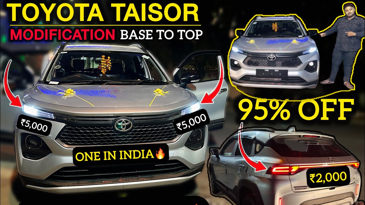 Toyota Taisor Modification With Price || Taisor Modified Base To Top ...