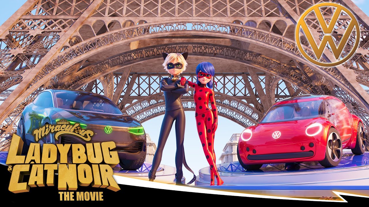 MIRACULOUS x VOLKSWAGEN | 🐞 Promo clip 🐾 | Ladybug & Cat Noir the movie ...
