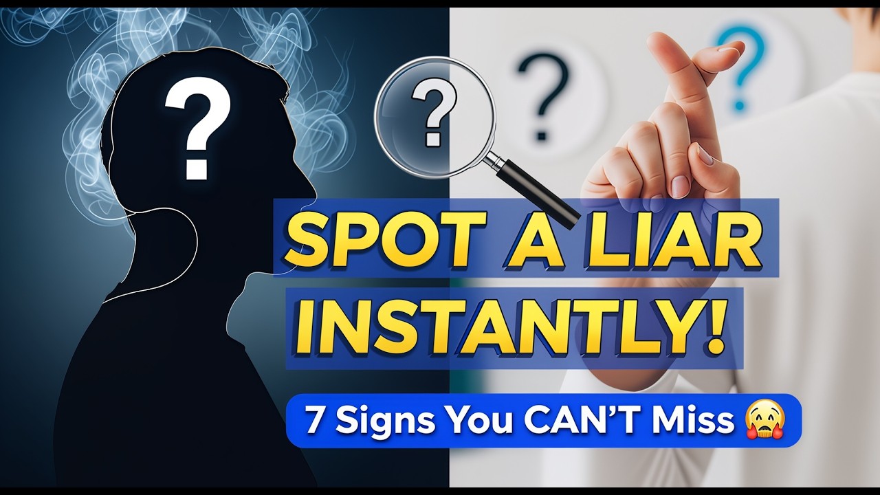 7 Body Language Signs That Reveal a Lie 🤫 How to Spot a Liar Instantly ...