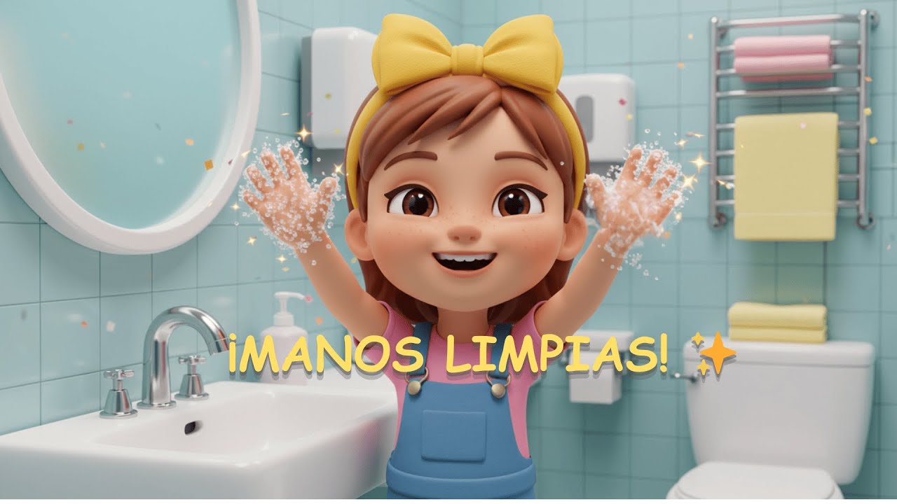 Lávate las Manos 🧼 | Canción Infantil sobre el Lavado de Manos | Nana ...