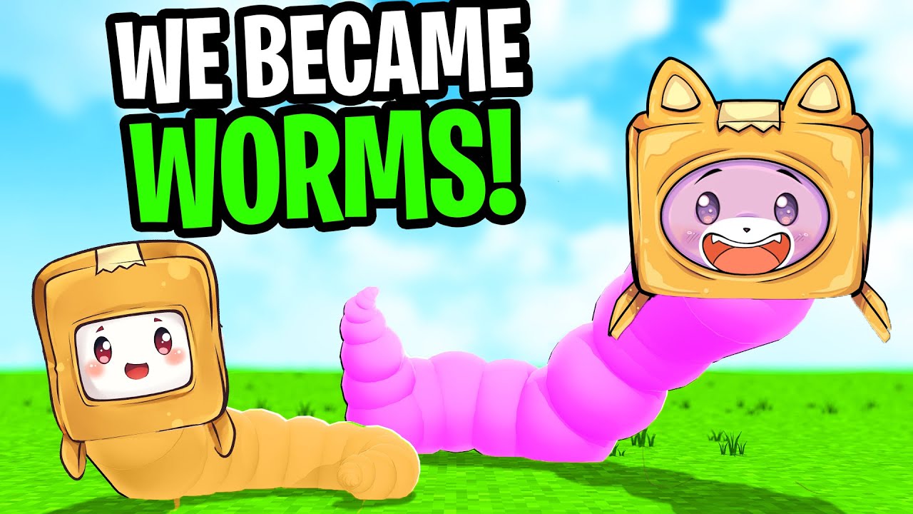 Foxy & Boxy Play ROBLOX WORMFACE! (FOXY BECAME THE LONGEST WORM ...