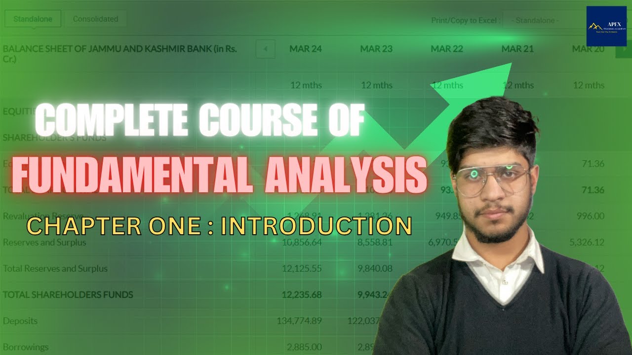 Complete Course of FUNDAMENTAL ANALYSIS | Chapter 1:Introduction - YouTube