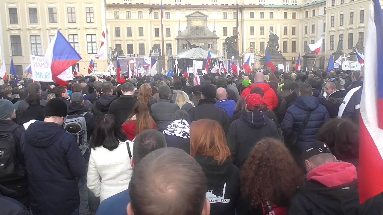 FORTRESS EUROPE - anti-Islam protest in Prague 6.2.2016 - YouTube