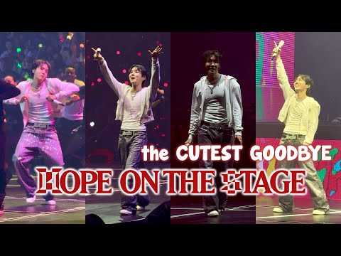 [fancam] BTS j-hope Daydream Chicken Noodle Soup Ending Ment Hope World - HOTS in Chicago 250317