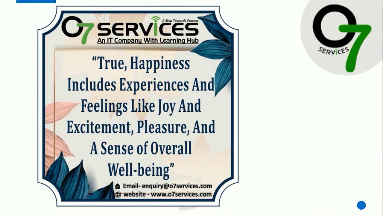 inspirational video O7services - YouTube