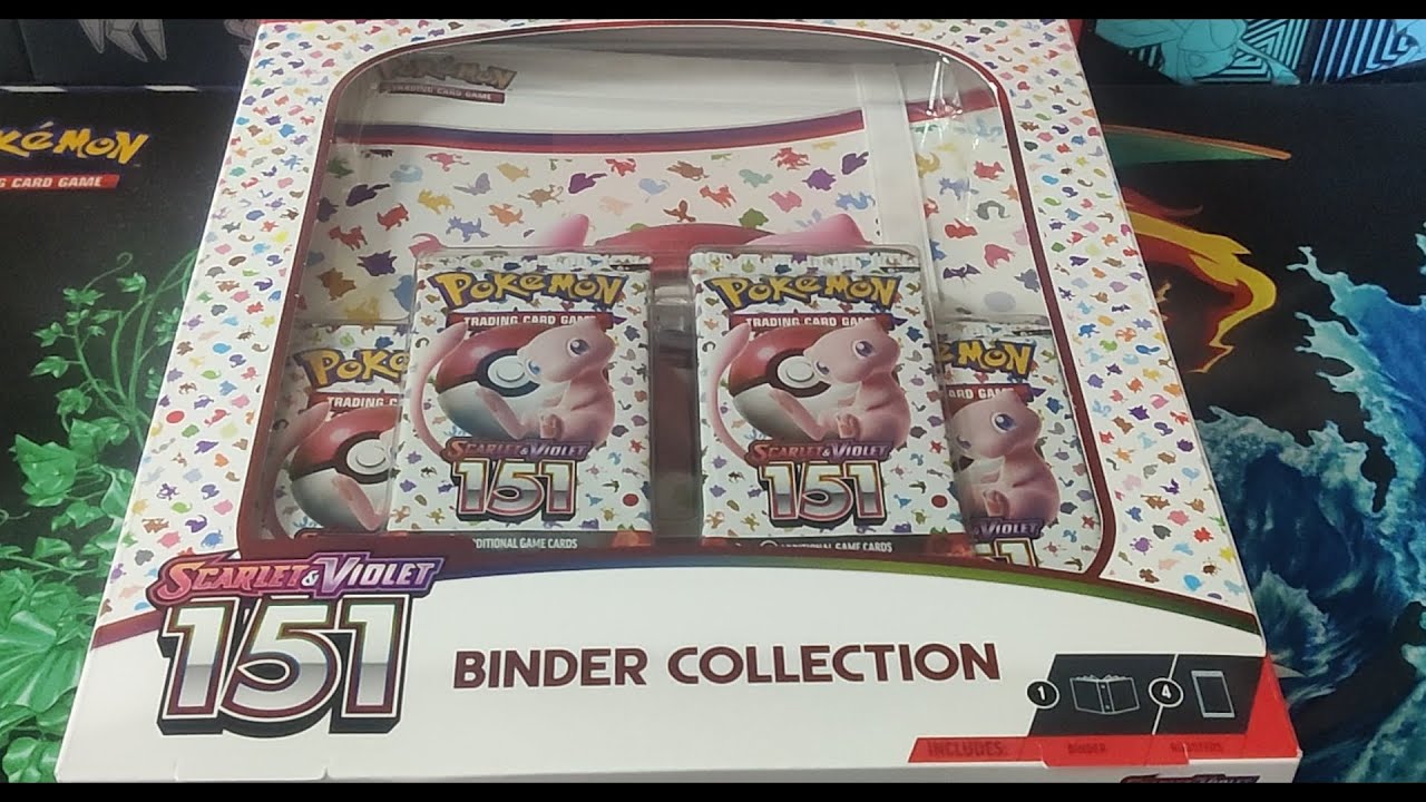 Pokémon 151 Binder Collection Box opening - YouTube