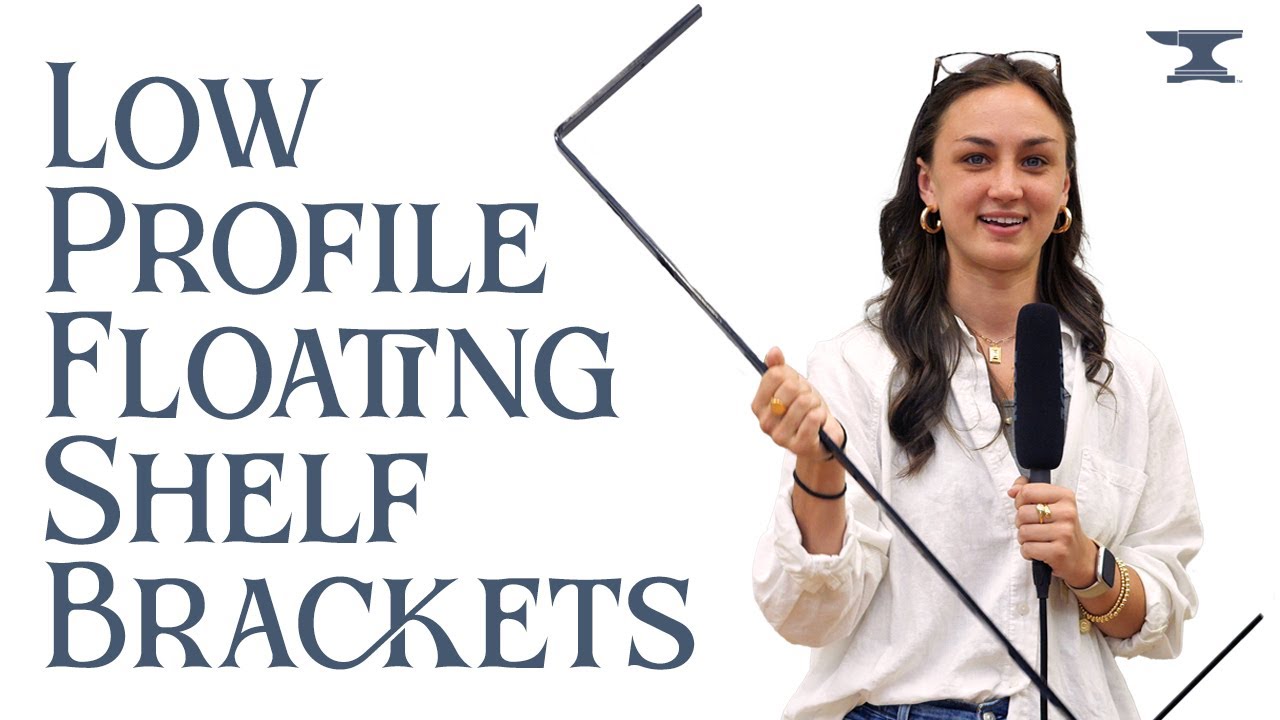 NEW! Low Profile Floating Shelf Bracket for 36 Inch Shelves - YouTube