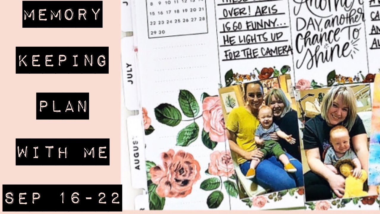 MEMORY KEEPING PLAN WITH ME SEPT 16-22 - YouTube