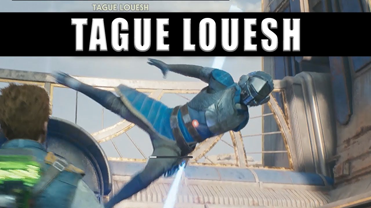Star Wars Jedi Survivor Tague Louesh boss fight - How to beat Tague ...