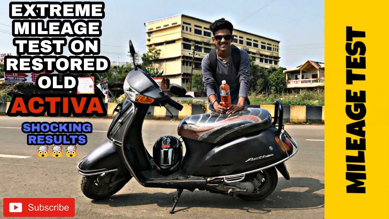 EXTREME MILEAGE TEST ON RESTORED OLD ACTIVA | D17 | - YouTube