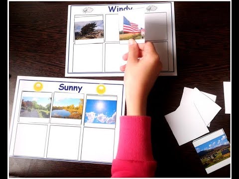 Weather Sorting Cards - YouTube