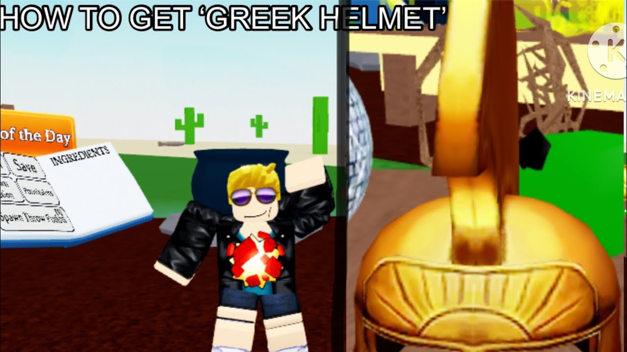 How to get Greek Helmet in 2023 Updated! (Roblox Wacky Wizards) - YouTube