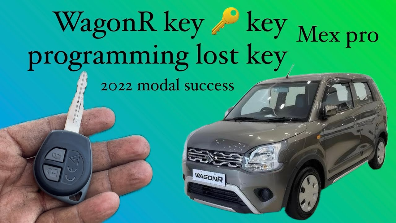 Suzuki Wegnor key programming lost key mex Pro - YouTube