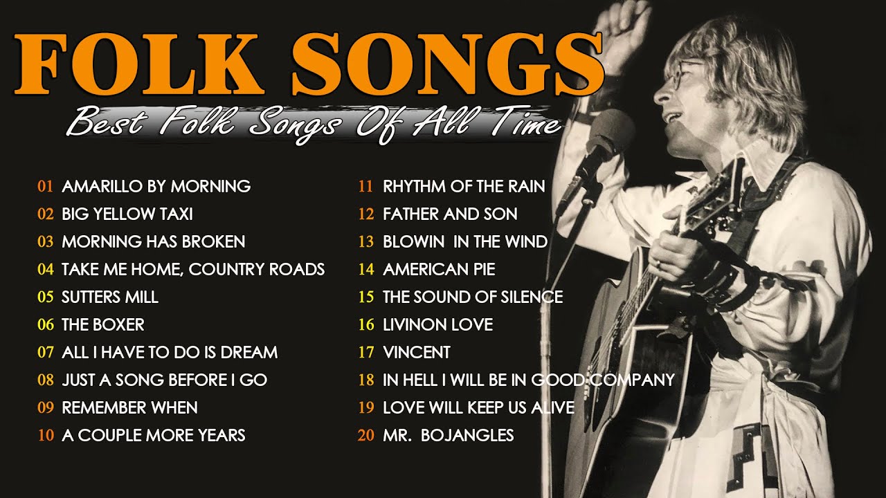 Best Of Folk & Country Music 60's 70's 🎋 The Best Folk Albums of the ...