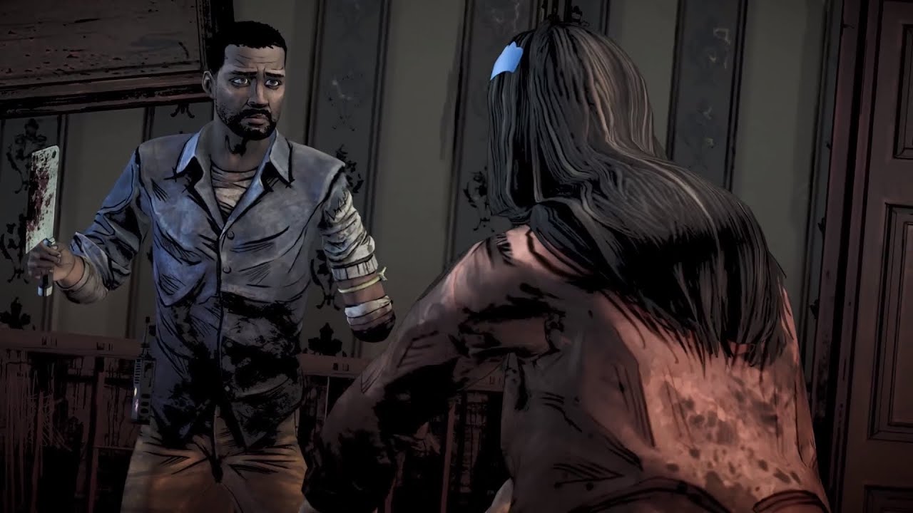 Lee Kills Infected Brie (The Walking Dead Season 1) - YouTube