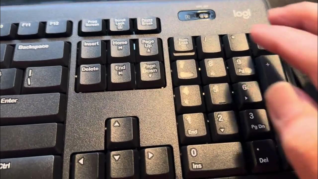 Logitech wireless keyboard Num Lock key doesn’t work when entering ...