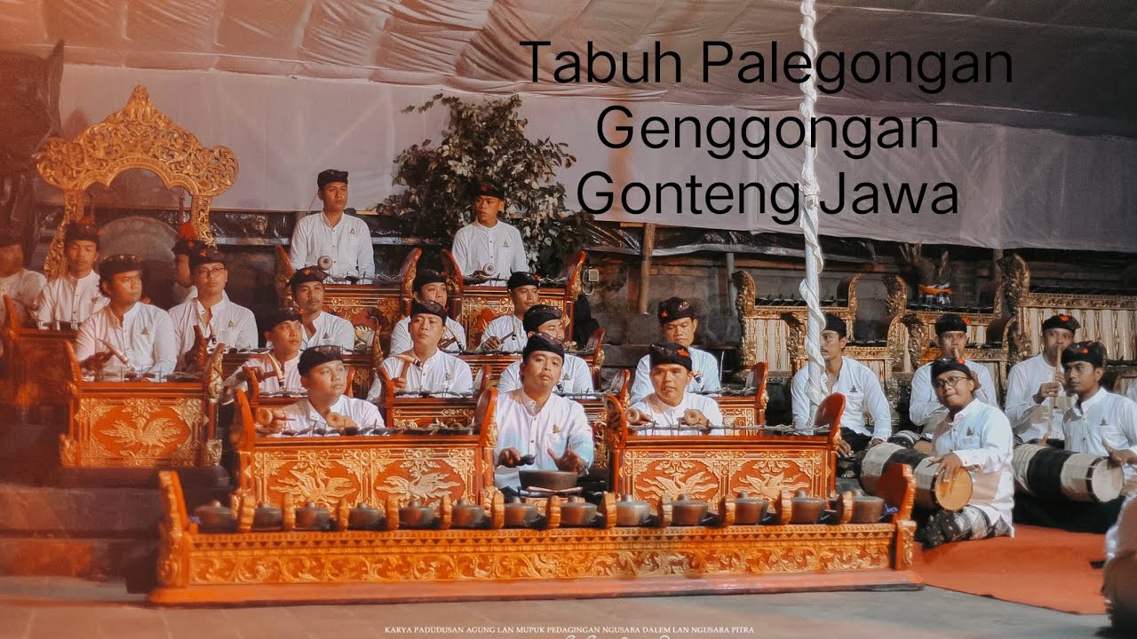 Tabuh Palegongan " Genggongan Gonteng Jawa" - YouTube