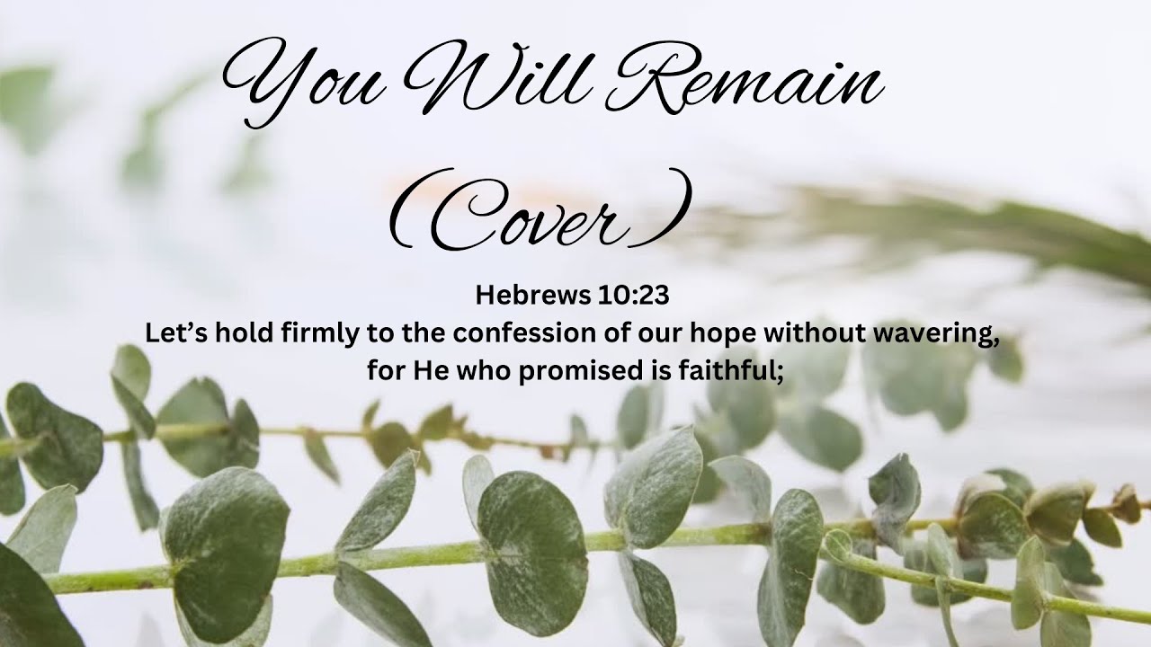 You Will Remain (Cover) | Deandra Brown - YouTube