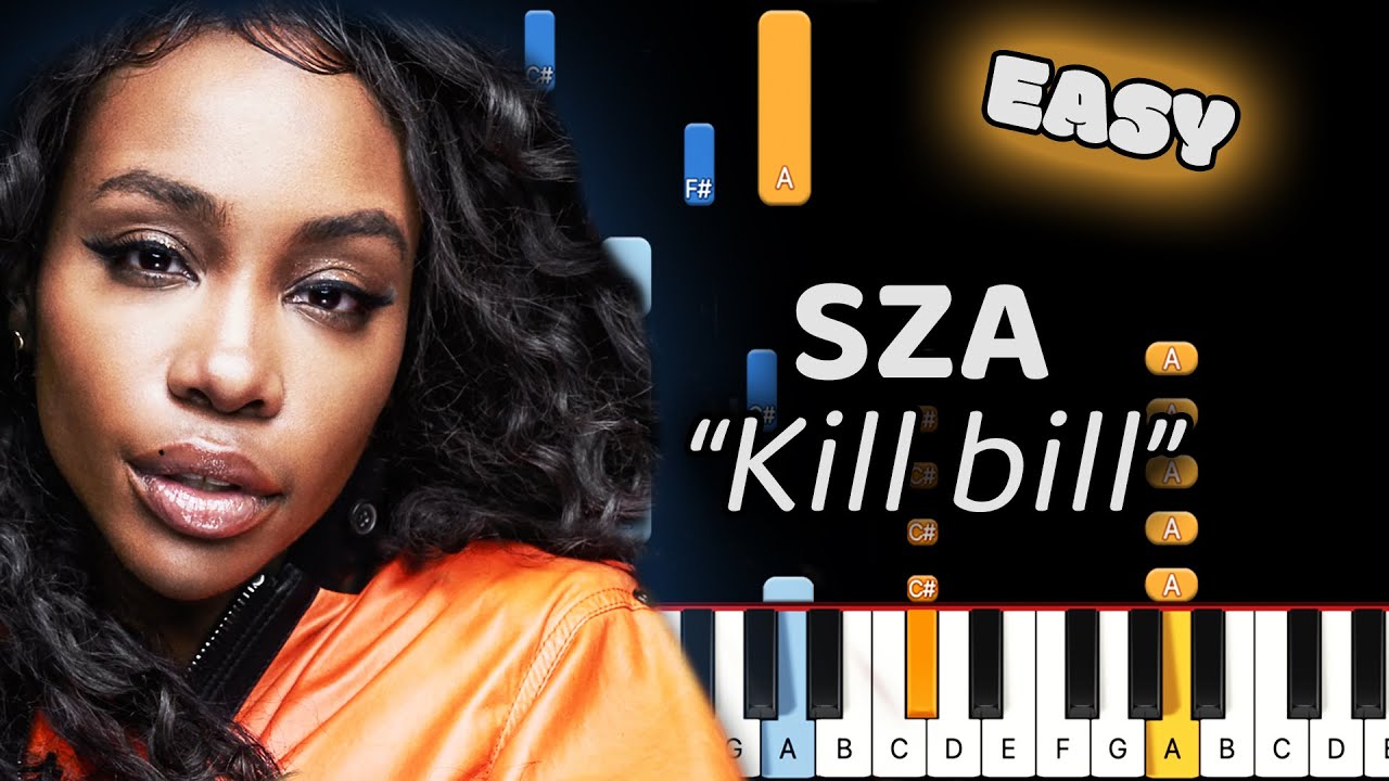 SZA Kill Bill Piano Tutorial! (Easy) - YouTube