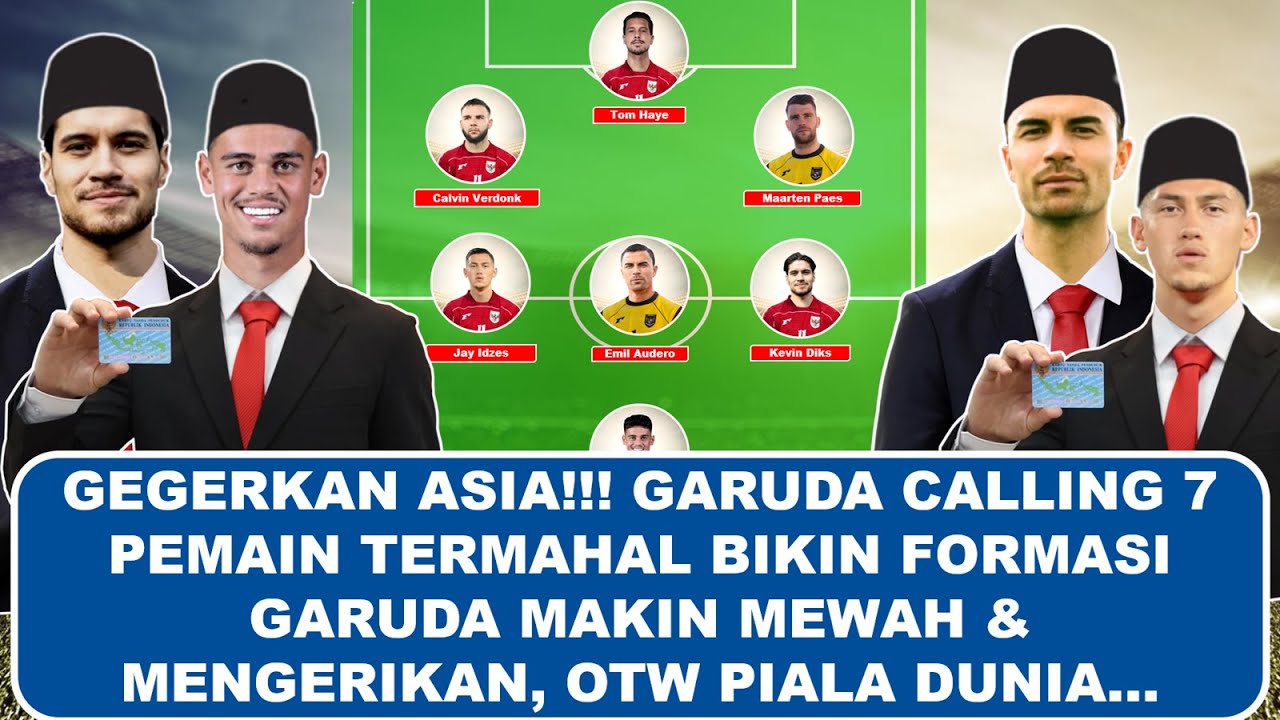 GARUDA CALLING, 7 PEMAIN TERMAHAL GARUDA BIKIN FORMASI GARUDA MAKIN ...