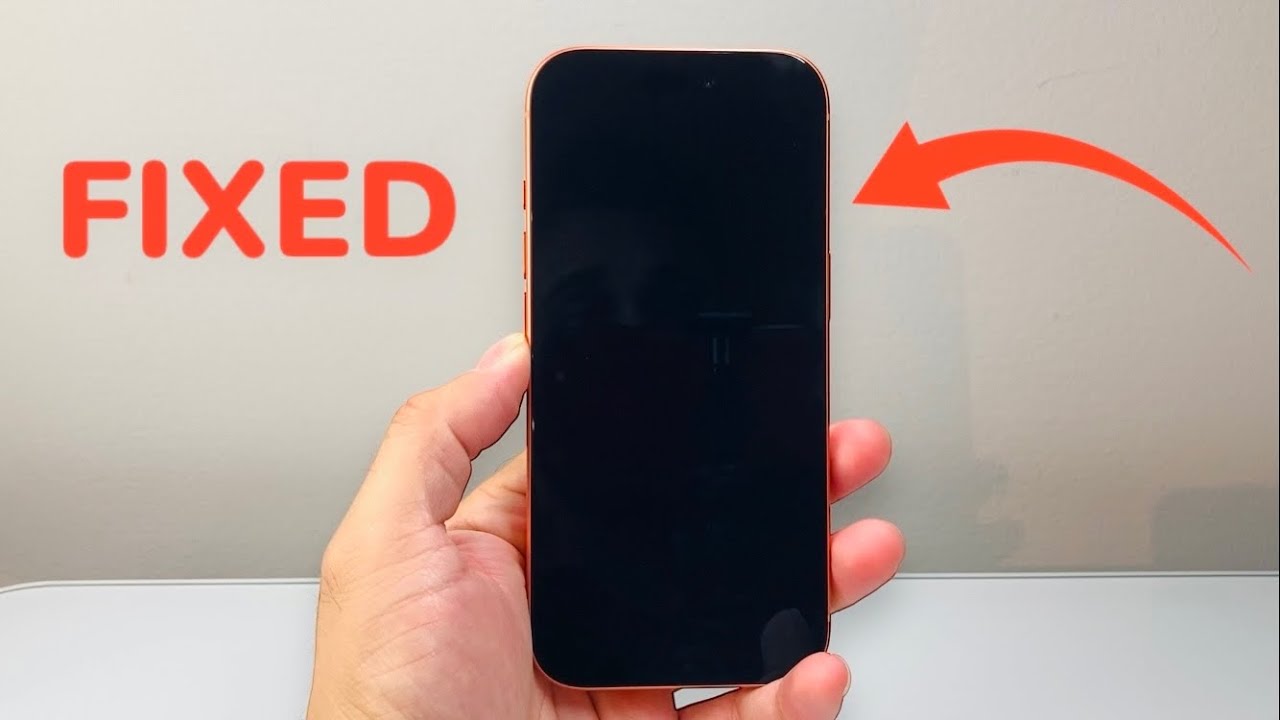 How To Fix Black Screen On iPhone 17 Pro Max - YouTube