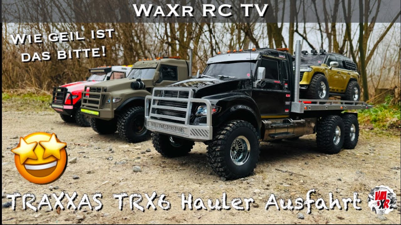 TRAXXAS TRX6 HAULER // Die 3 von der Tankstelle 🤣 Ausfahrt im Wald mit ...
