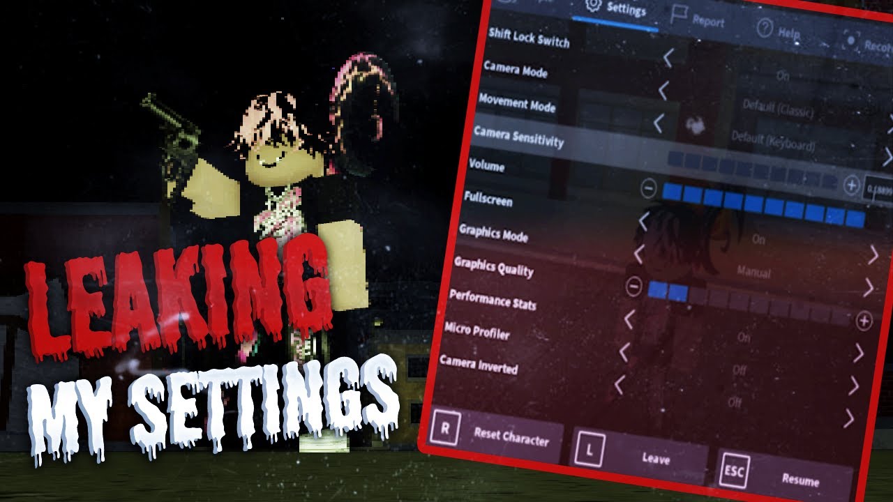 Leaking my Da Hood Settings for Roblox (800 DPI) - YouTube