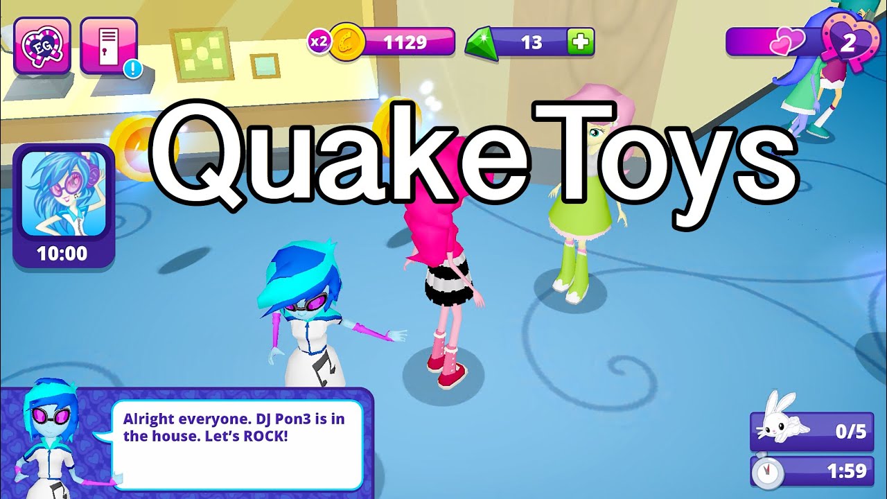 New Equestria Girls Friendship Games App Long Version Scan DJ Pon-3 ...