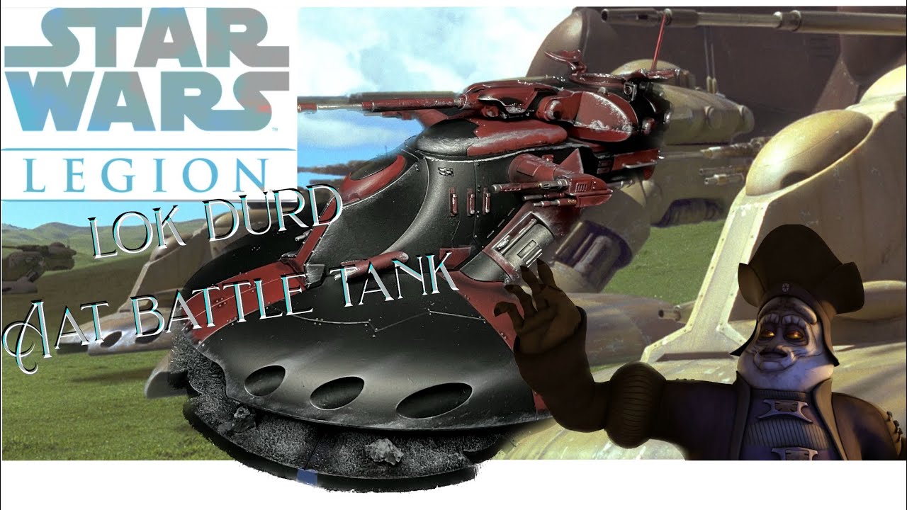 AAT battle droid tank, Star Wars Legion(lok durd) - YouTube