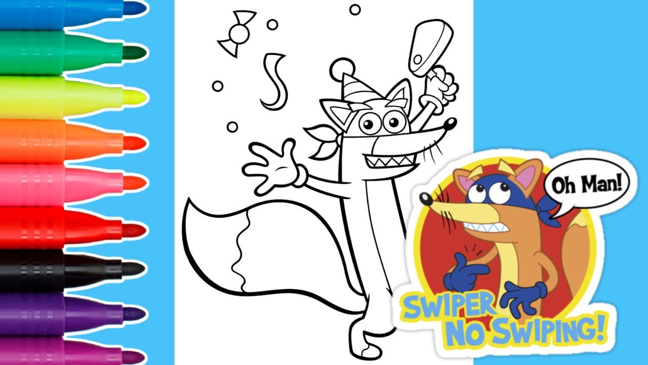Swiper No Swiping! #coloringpage #coloringvideos #coloringforchildren # ...