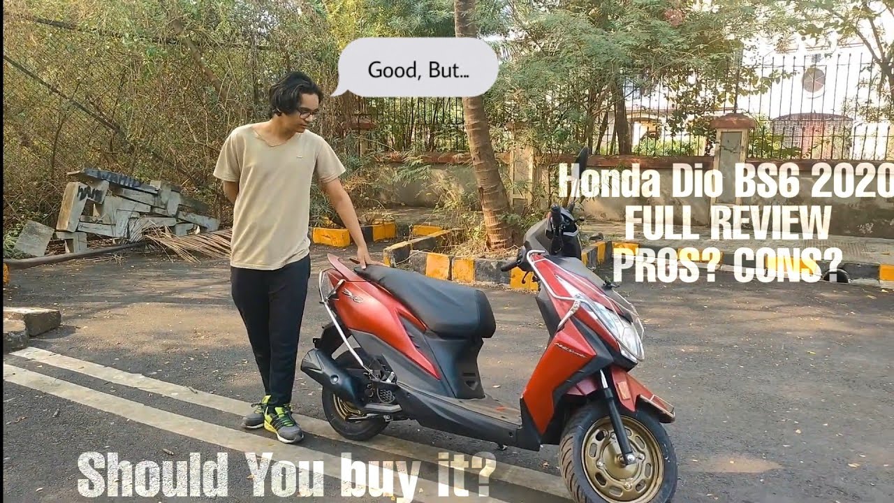 Honda Dio 2020 BS6 | Short Term Review & First Impressions - YouTube