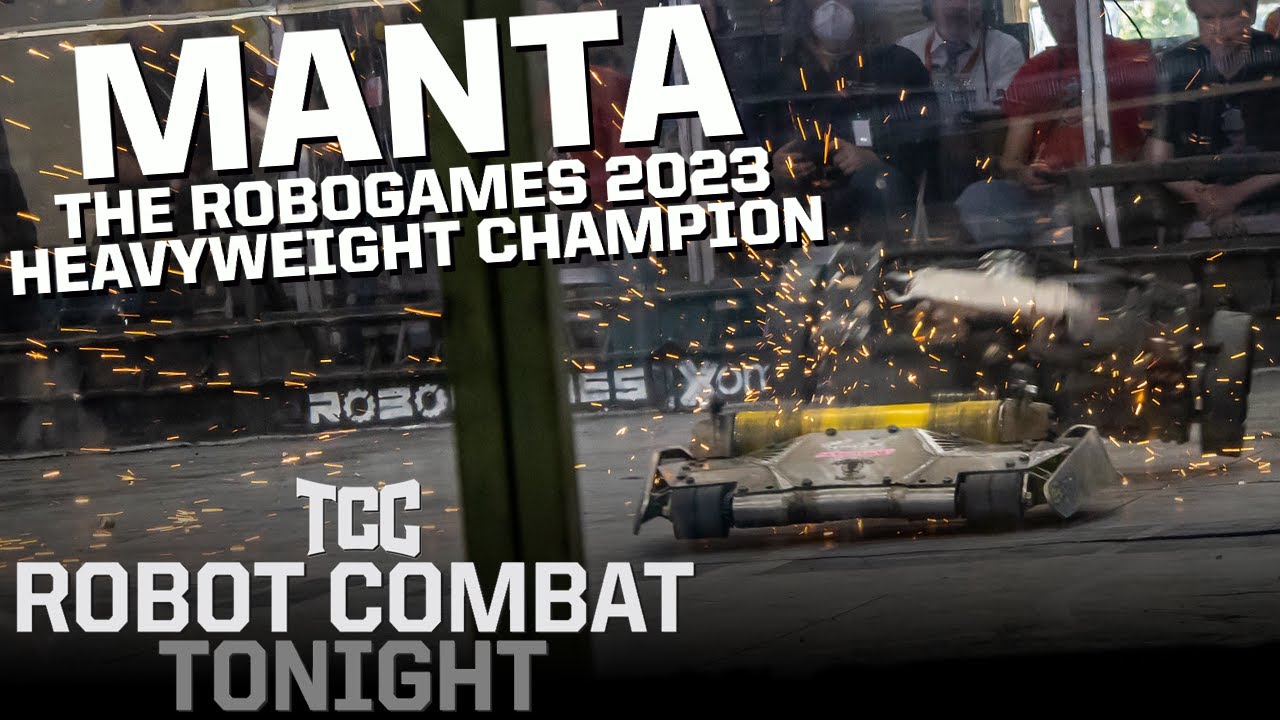 [ROBOT COMBAT TONIGHT E3] MANTA: The RoboGames 2023 HW Champion! - YouTube