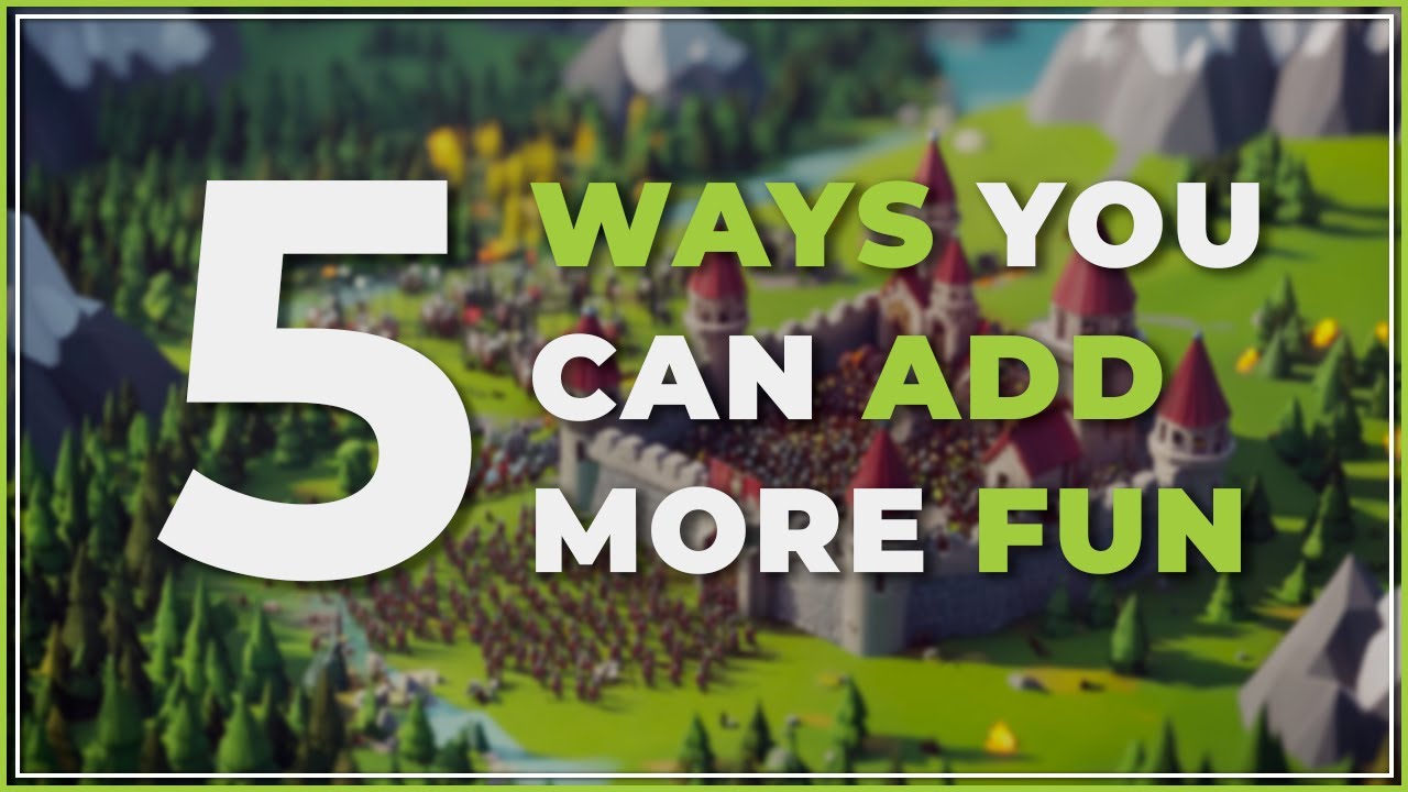 How to instantly increase your game's fun - YouTube